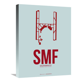 "SMF Sacramento Poster 2" Fine Art Print, 18" x 24" - Modern - Prints And Posters - by Naxart ...