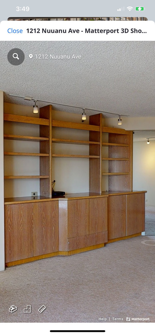 What would you do? 90’s Oak Wall unit