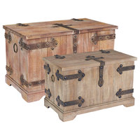 2 Piece Decorative Trunks - Farmhouse - Decorative Trunks - by ...