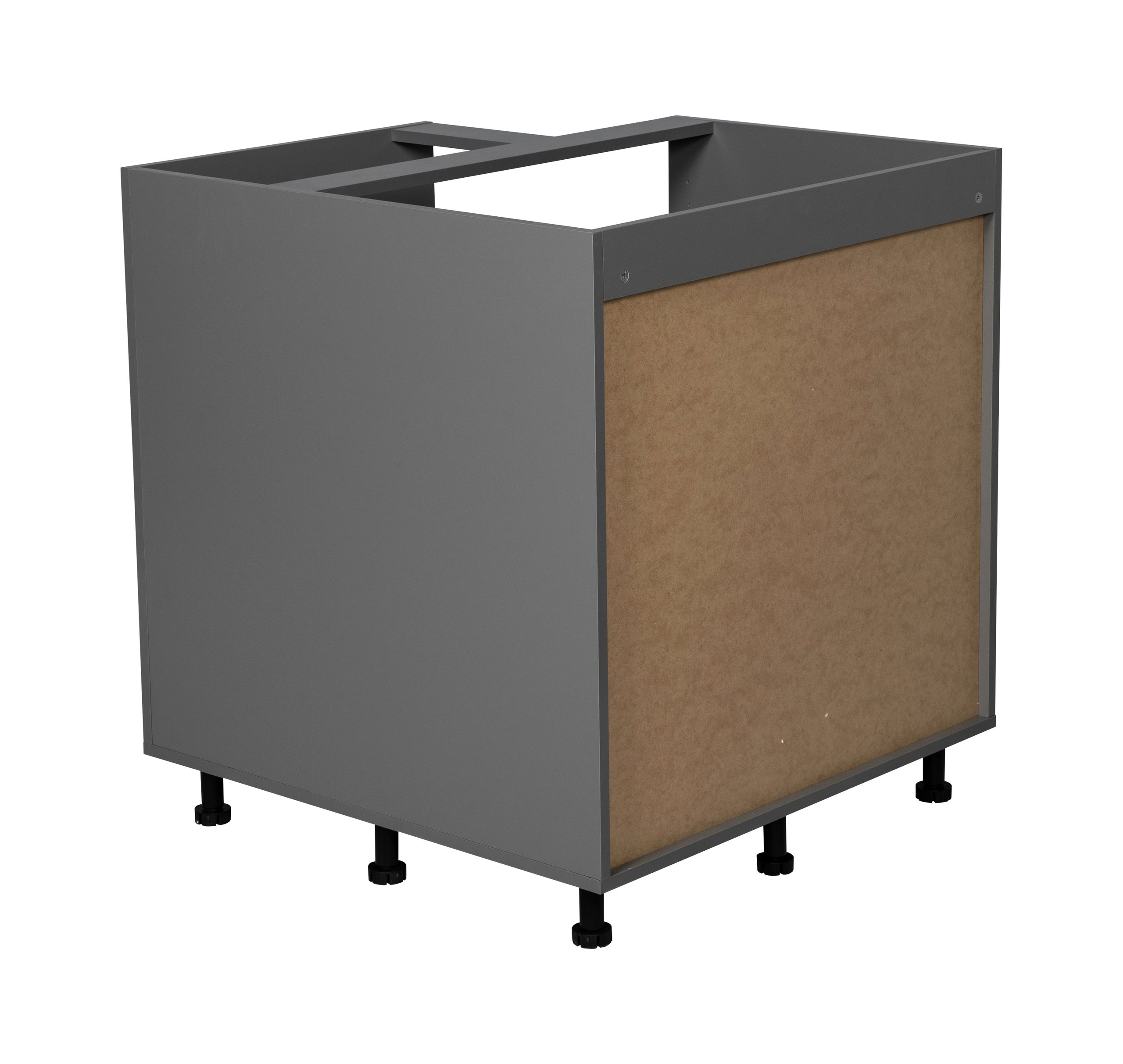 33 Base Easy Reach-Double Door-Grey, 33 x 34 1/2 x 23 3/8|Natural Teak ...