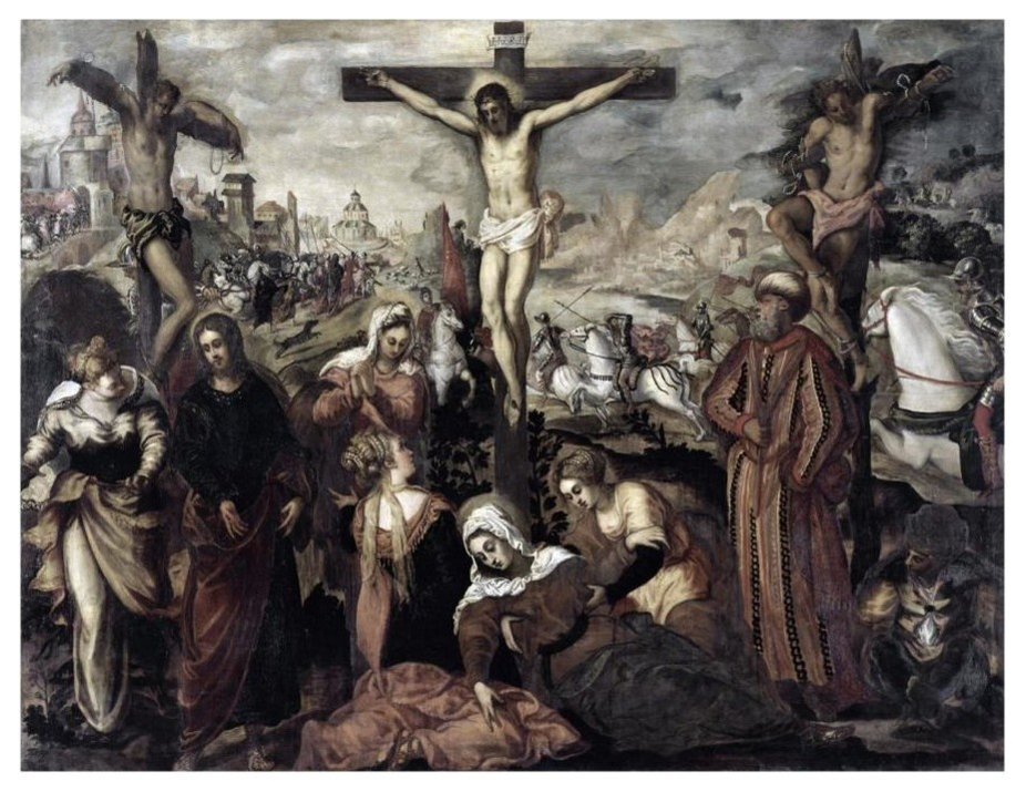 "Crucifixion" Digital Paper Print by Jacopo Tintoretto, 18"x14", 18"x14 ...