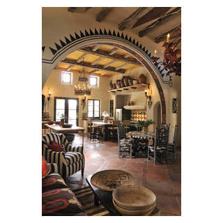 Buffalo Valley Mission Ranch - American Southwest - Living Room - San ...