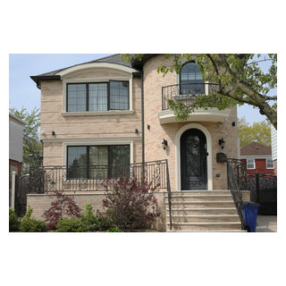 Nova Royal Series Wrought Iron Custom Exterior Doors - Transitional ...