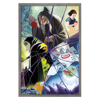 Disney VIllains - Collage, 22.375" x 34" - Traditional - Kids Wall ...
