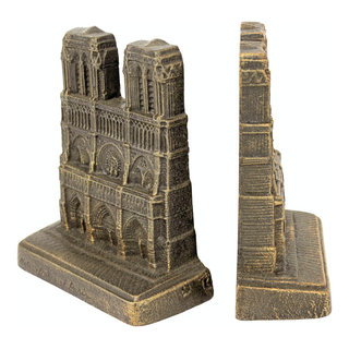 Notre Dame of Paris Sculptural Bookends, 6"Wx2.5"Dx7"H 6 lbs ...