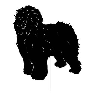 Old English Sheepdog Garden Art - Contemporary - Garden Statues And ...