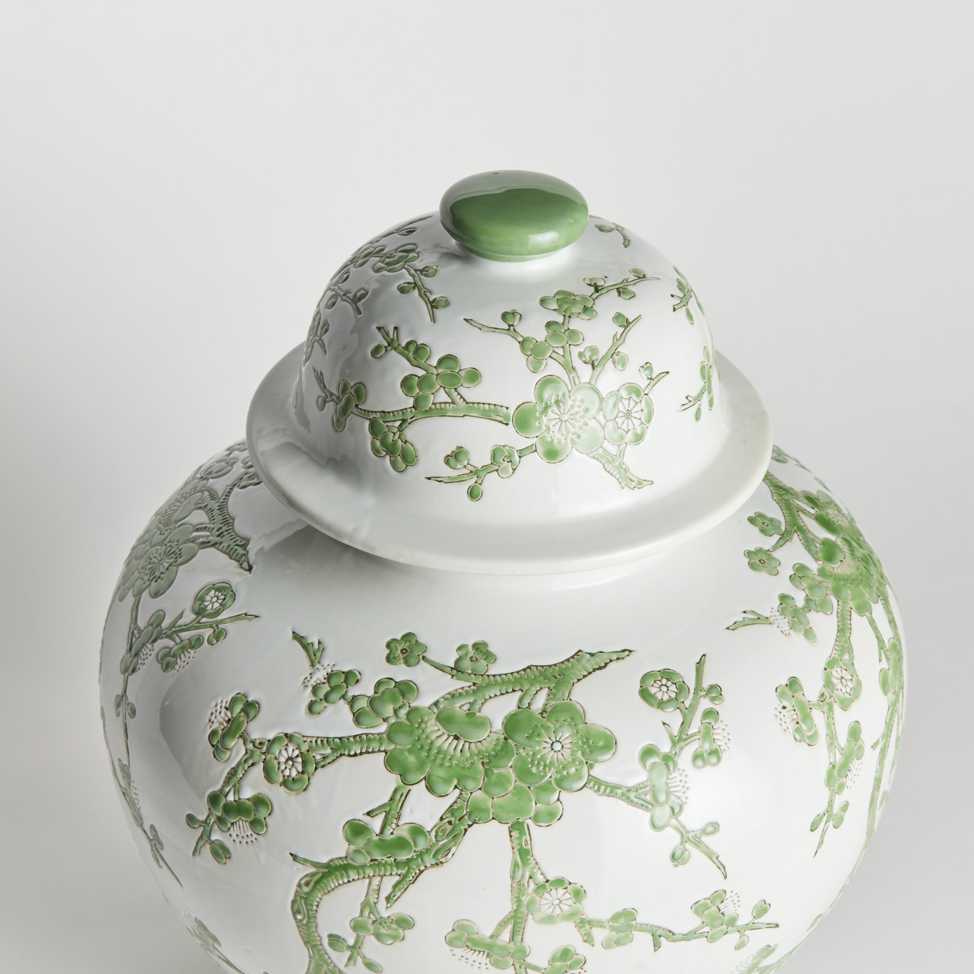 Imperial Empress Lidded Ginger Jar - Asian - Decorative Jars And Urns ...