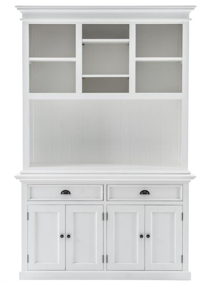 Classic White Buffet Hutch, The Versatile Storage Solution, Belen Kox ...