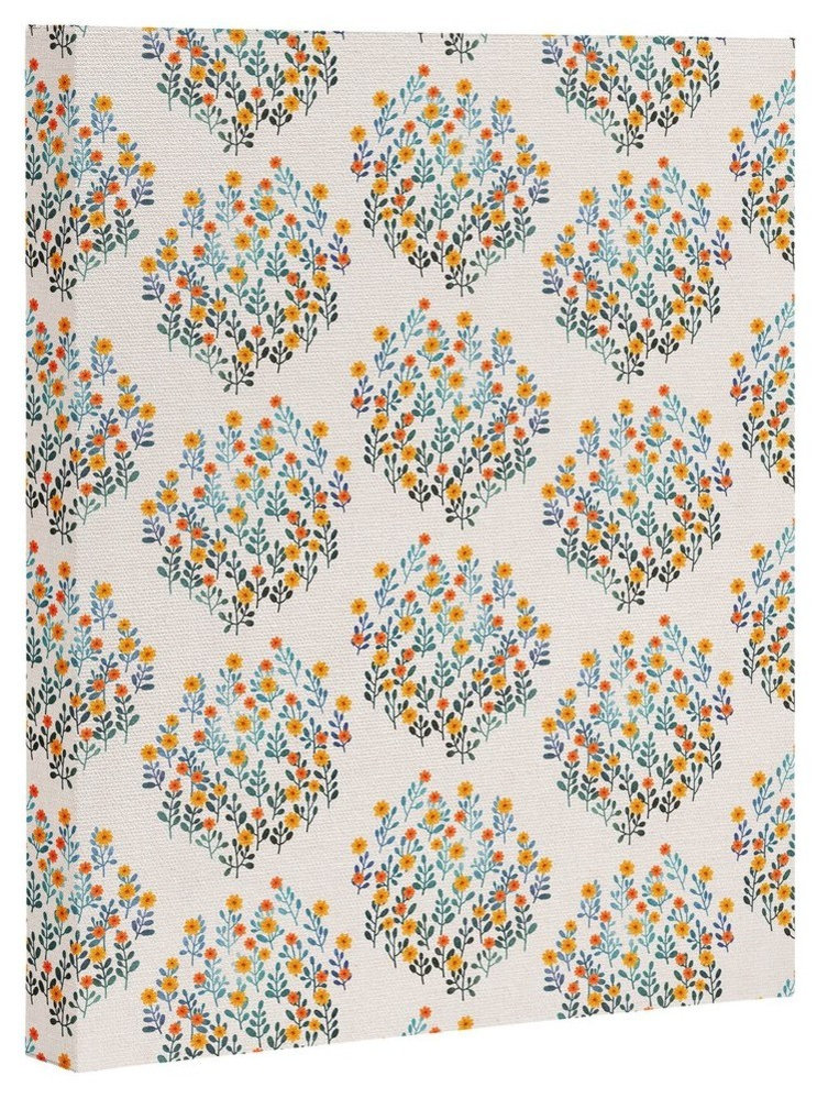 Iveta Abolina Peach Meadow Art Canvas, 8"x10", 8"x10" - Contemporary ...