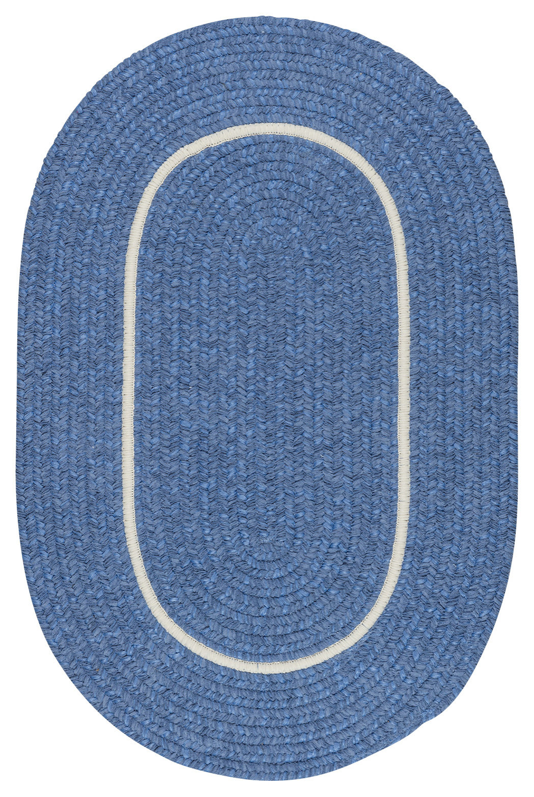 Colonial Mills Silhouette Sl05 Blue Ice Area Rugs, 10x10 Round ...