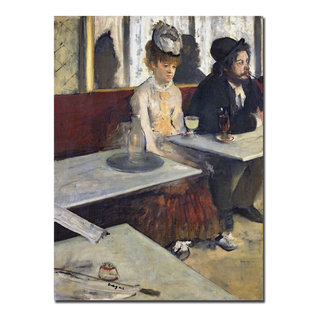 'Absinthe, 1875-76' Canvas Art by Edgar Degas - Traditional - Prints ...