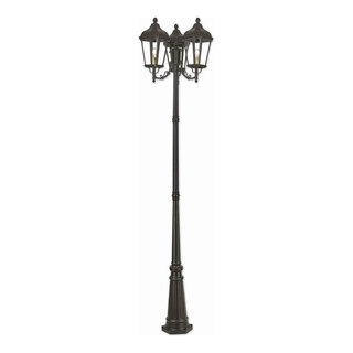 Morgan 3-Light Outdoor Post Light - Traditional - Post Lights - by ...