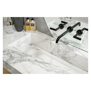 LAMINAM Invisible White - Modern - Bathroom - Los Angeles - by Ollin ...