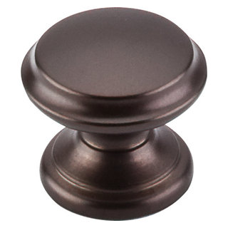 Flat Top Knob, 1 3/8" - Traditional - Cabinet And Drawer Knobs - by New ...