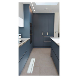 Alby Blue & Light Grey Kitchen - Modern - Kitchen - London - by Urban ...