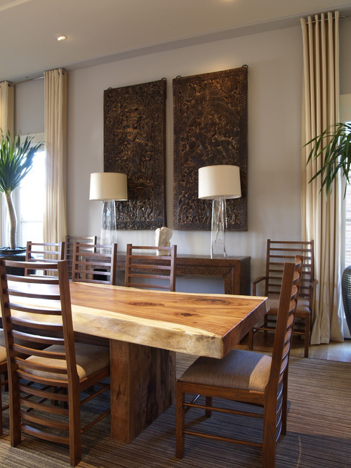 Raw Wood Dining Table | Houzz