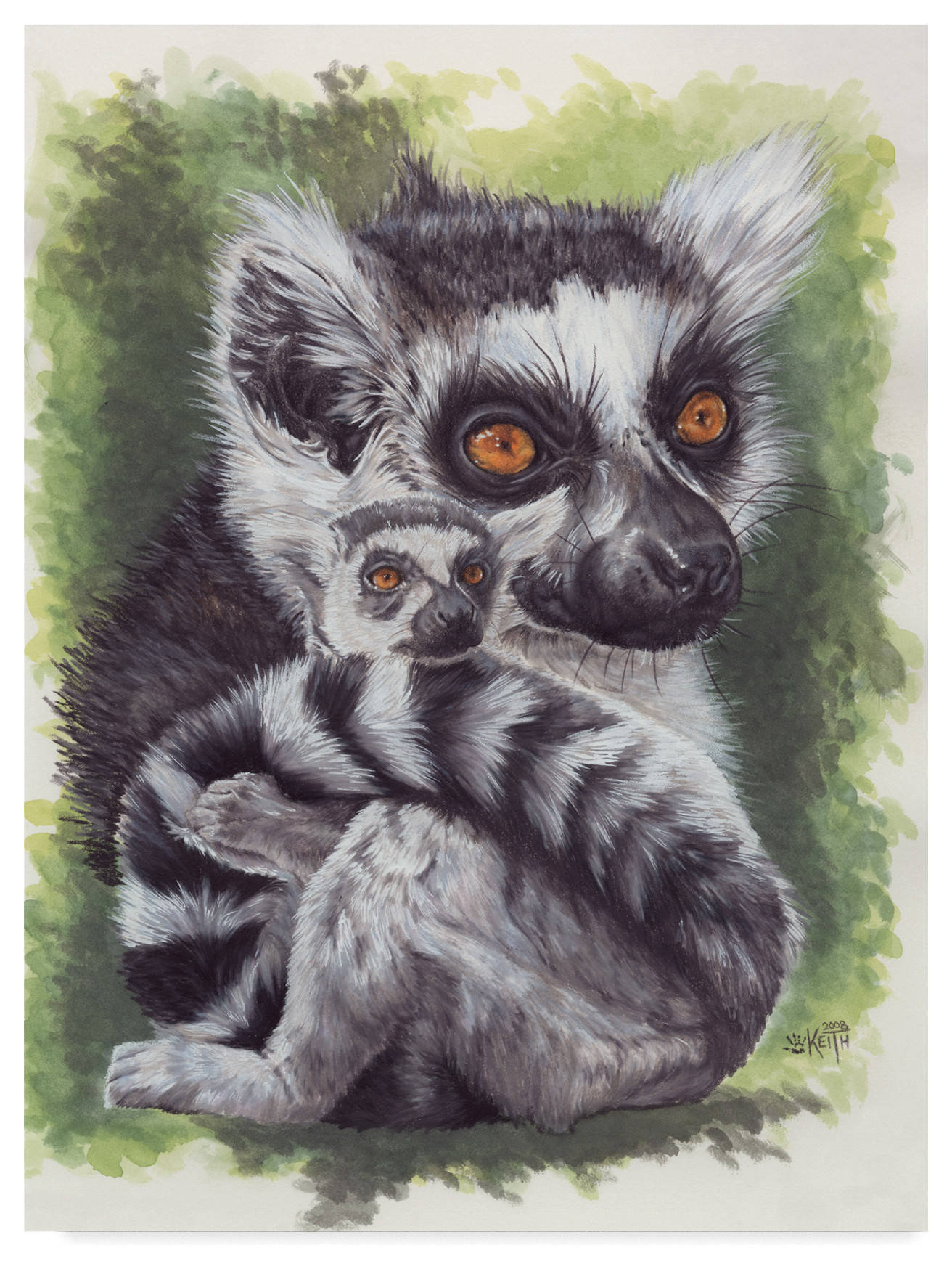 "Wistful" by Barbara Keith, Canvas Art, 19"x14" - Contemporary - Prints ...