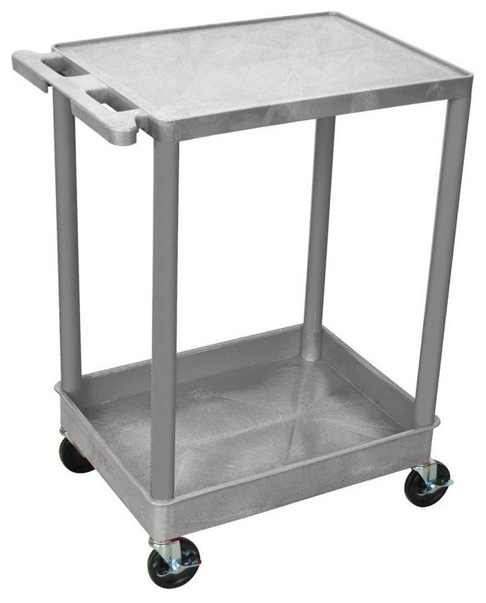 Luxor 2-Shelf Tub Cart - Contemporary - Utility Carts - by ShopLadder ...