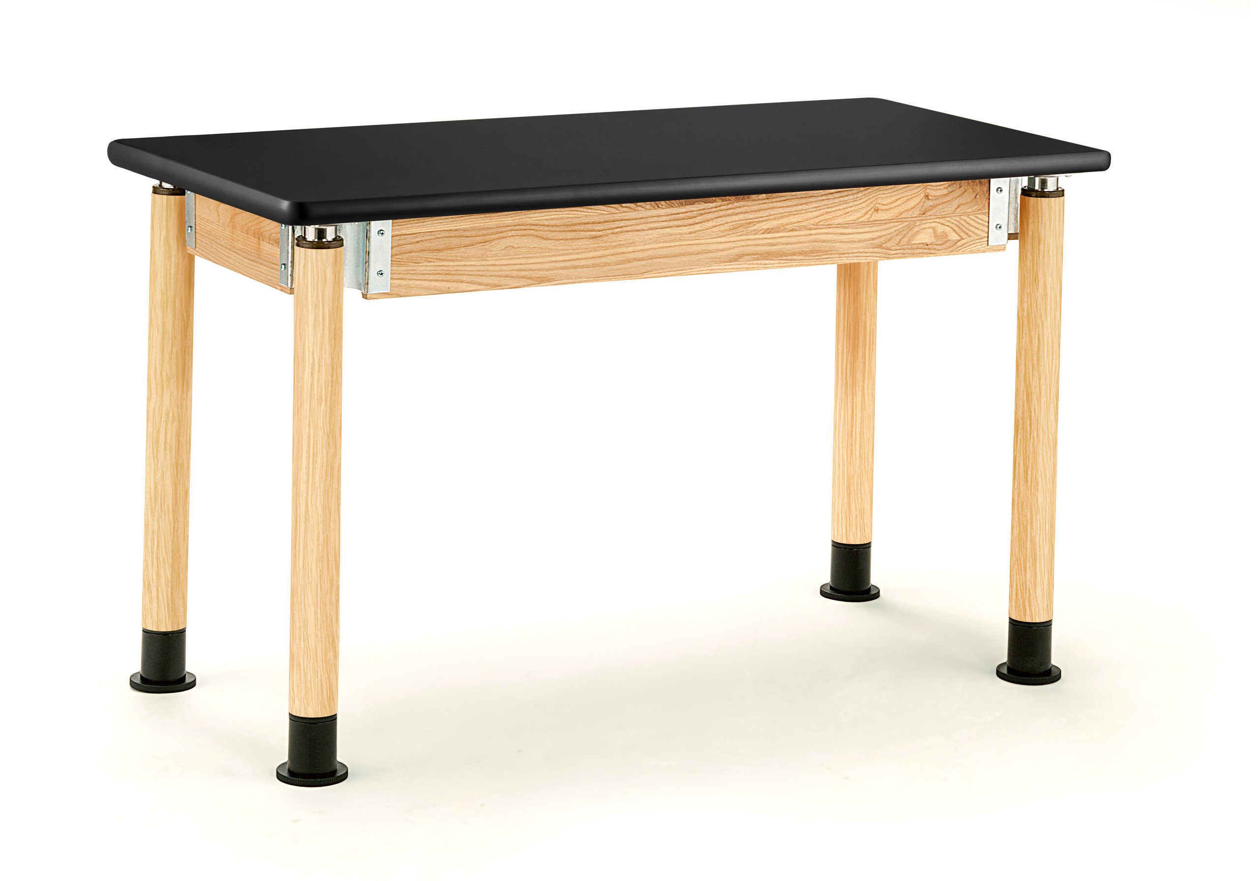 NPS Signature Science Lab Table, Oak, HPL Top, 24x48x27-42 ...