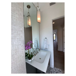 Spanish Oaks Luxury Powder Room - Modern - Powder Room - Austin - by By ...