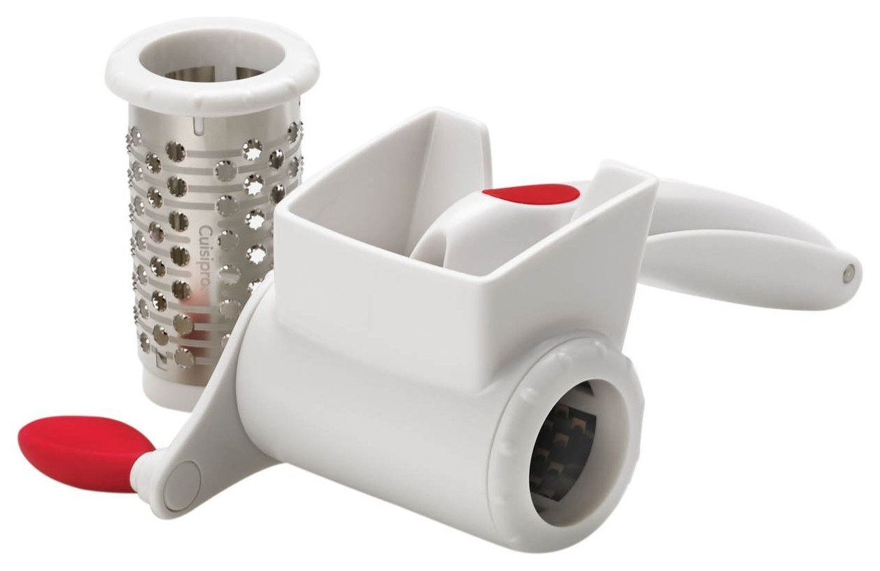 Cuisipro Rotary Dual Grater, White - Contemporary - Graters - by ...