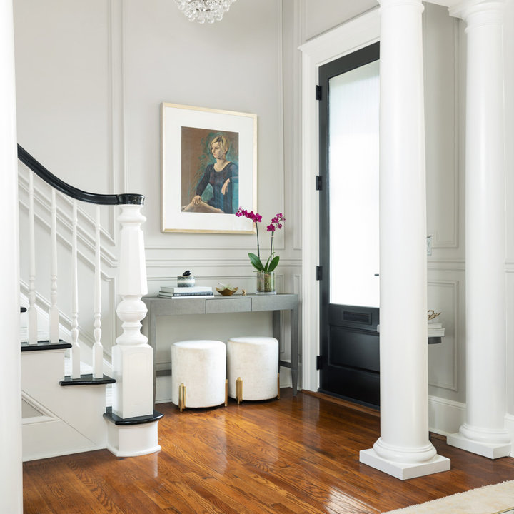 75 Wall Paneling Entryway Ideas You'll Love - November, 2025 | Houzz