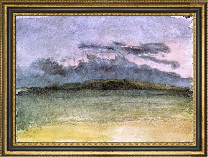 Joseph William Turner Storm-Clouds: Sunset Framed Canvas Print, 16"x24 ...