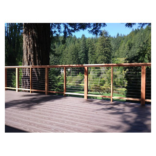 Honorable Mention - 2022 - Rustic riverside deck - Traditional - Deck ...