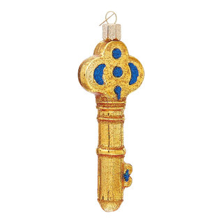 Old World Christmas Antique Key Blown Glass Ornament - Traditional ...