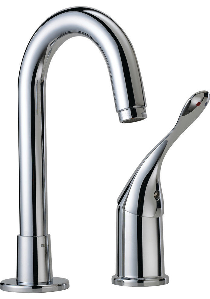 Delta HDF Single Handle Bar/Prep Faucet, Chrome, 710LF-HDF ...