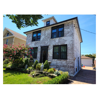 side view of German smeared home - Rustic - Exterior - New York - by ...