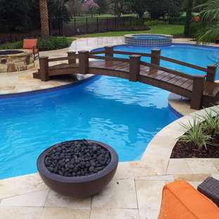 Bridge Over Pool | Houzz
