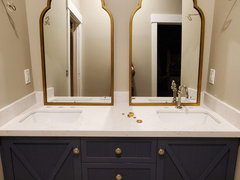 Do my mirrors look okay not centered over the sinks? | Houzz Forum
