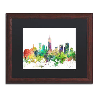 Marlene Watson 'Indianapolis Indiana Skyline SP' Art, 20"x16 ...