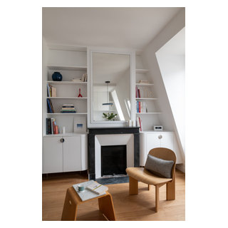 Sous les toits, 32m2 a Paris - Modern - Living Room - Paris - by Ameo ...
