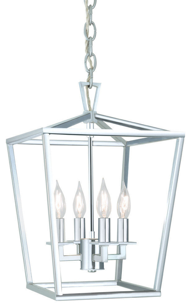 Norwell Lighting 1080-MB-NG Four Light Small Cage Pendant ...