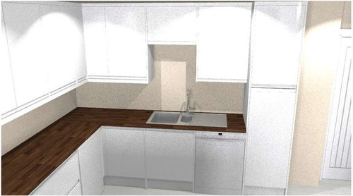 Position of hob in new kitchen | Houzz UK