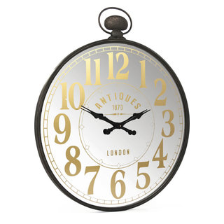 Burnell Wall Clock - Traditional - Wall Clocks - by HedgeApple | Houzz