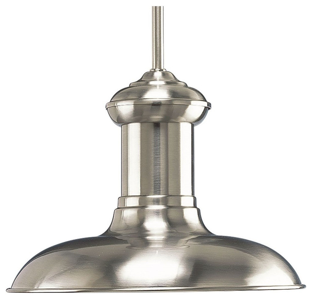 Progress Lighting Brookside Led Pendant With AC Led Module, Brushed ...