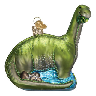 Old World Christmas 12471 Brontosaurus Blown Glass Ornament ...