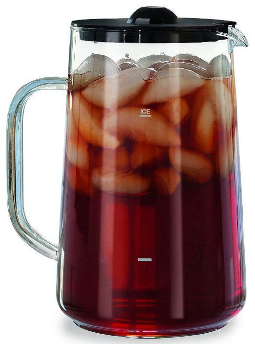 Capresso Glass Iced Tea Pitcher with Lid, 80-Oz - Contemporary ...
