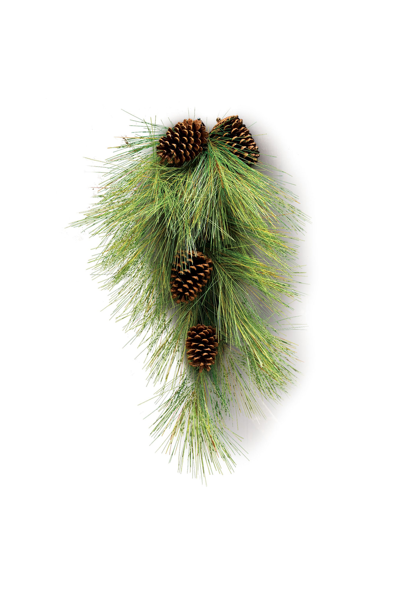 Woodsy Needle Pine Teardrop - Farmhouse - Wreaths And Garlands - by KP ...