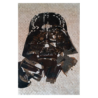 Mosaic Designs, Scream, 30"x41" - Contemporary - Tile Murals - by ...