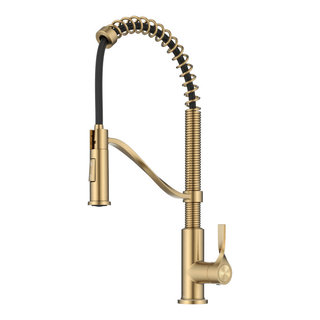 KRAUS Torak Commercial Style 2-Function 1-Handle Pull Down Kitchen ...