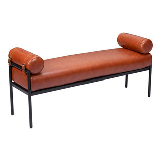 Barrow Bench Brown - Contemporary - Upholstered Benches - by Sideboards ...
