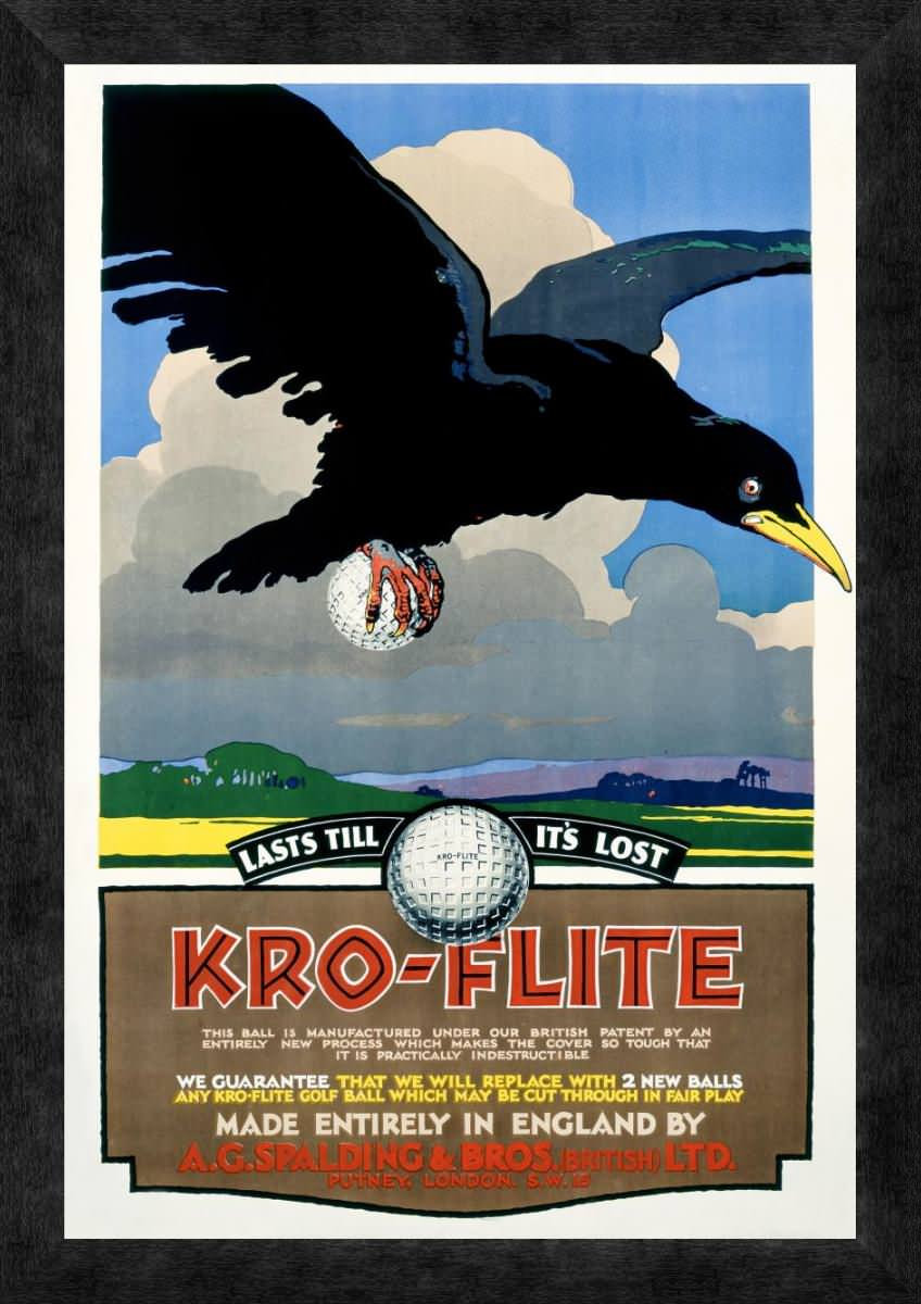 "Kro-Flite" Framed Canvas Giclee, 17"x24", 17"x24" - Traditional ...