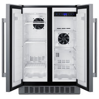 Summit FFRF24SSC 24"W 3.78 Cu. Ft. Compact Refrigerator - Modern ...