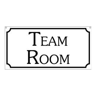 Team Room, Aluminum Retro Vintage Bar Man Cave Sign, 6"x12 ...