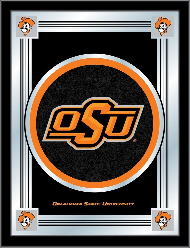 Oklahoma State Logo Mirror - Contemporary - Wall Accents - by Holland ...