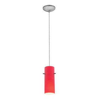 Cylinder Integrated (SSL) LED Cord Pendant - Contemporary - Pendant ...